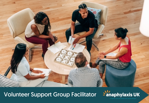 Volunteer Support Group Facilitator Anaphylaxis Uk