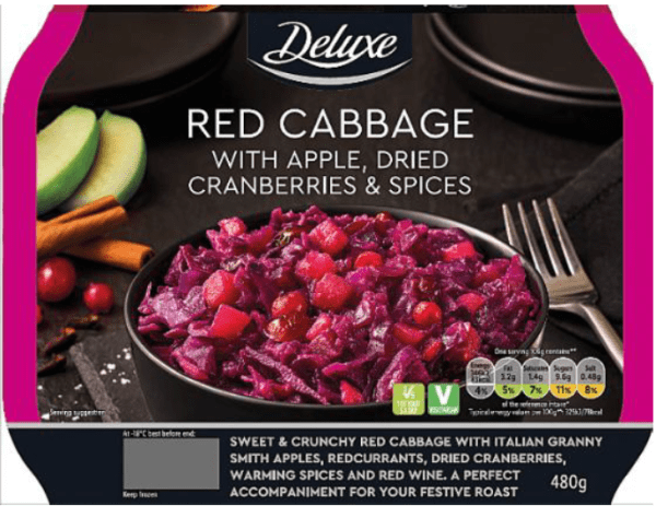 Milk alert - Deluxe Red Cabbage with Apple, Dried Cranberries and ...